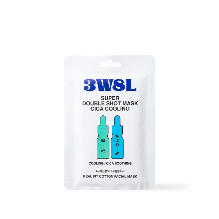 [3W8L] Super Double Shot Mask Cica Cooling 27ml
